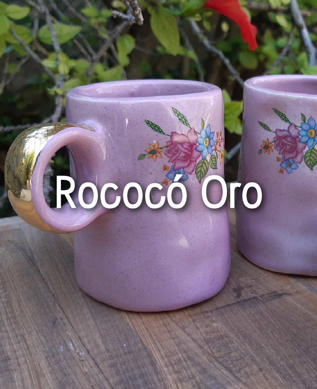 Rococó oro - Laura GAN - Objetos cerámicos